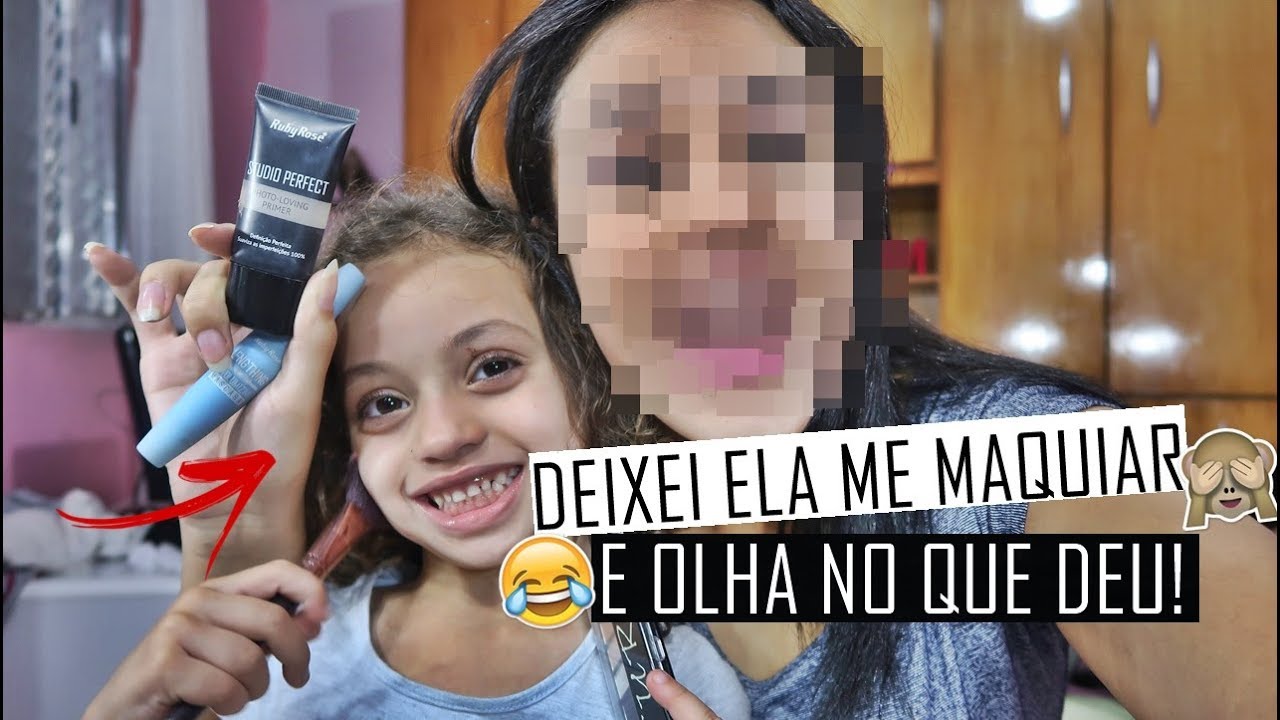 Deixei Minha Sobrinha Me Maquiar E Olha No Que Deu Youtube