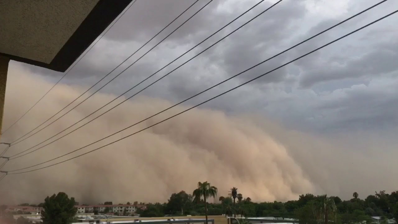 Phoenix haboob time-lapse - YouTube