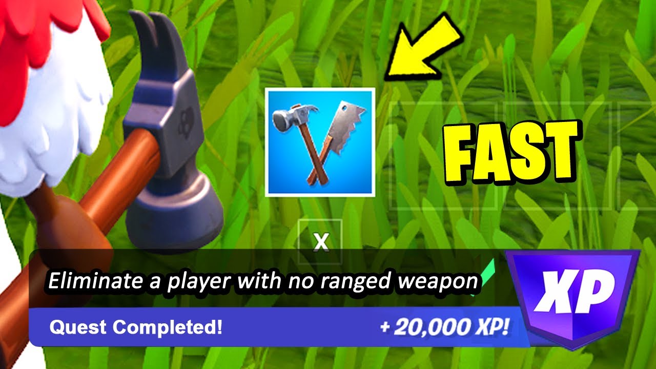 Eliminate a player with no ranged weapons in your inventory and while ...