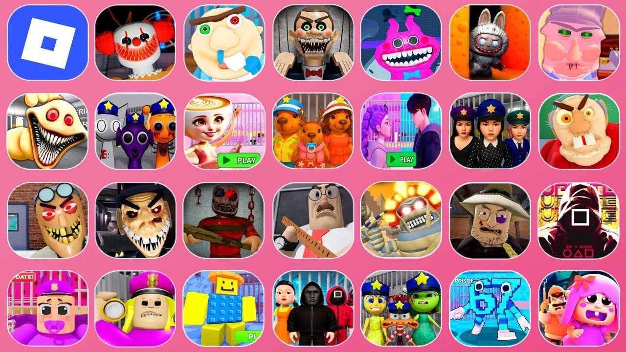 Roblox,Spider Fighter 3,Hello Neighbor,The Baby In Yellow,Poppy ...