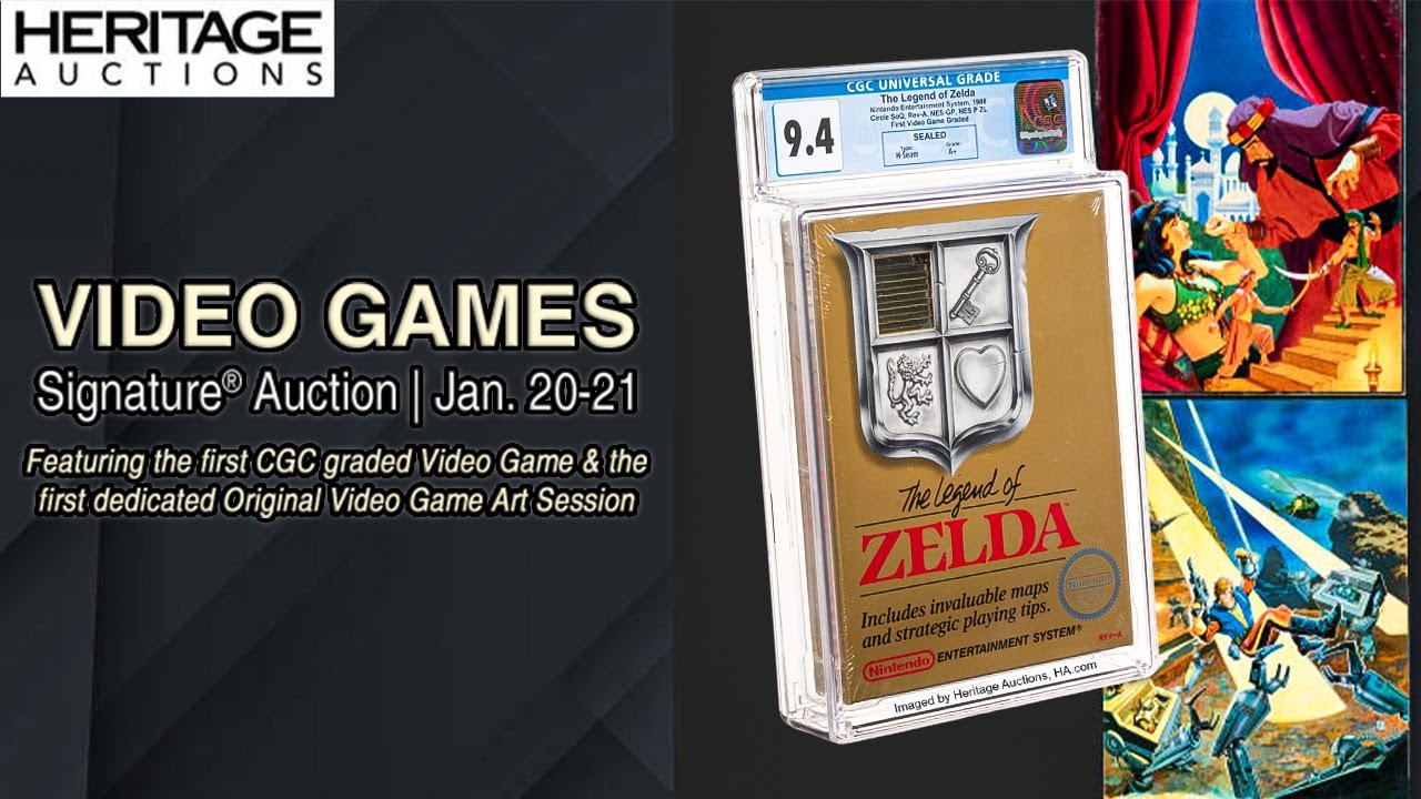 [FULL] First Ever CGC Graded Video Game + Original Video Game Art ...