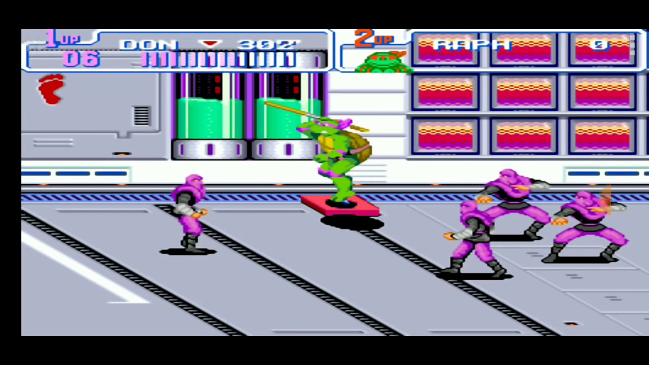 TMNT Ninja Turtle SNES Complete 100% - YouTube