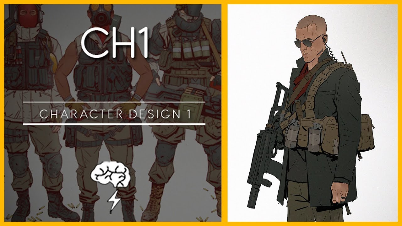 Brainstorm School- Character Design 1 (CH1) - YouTube