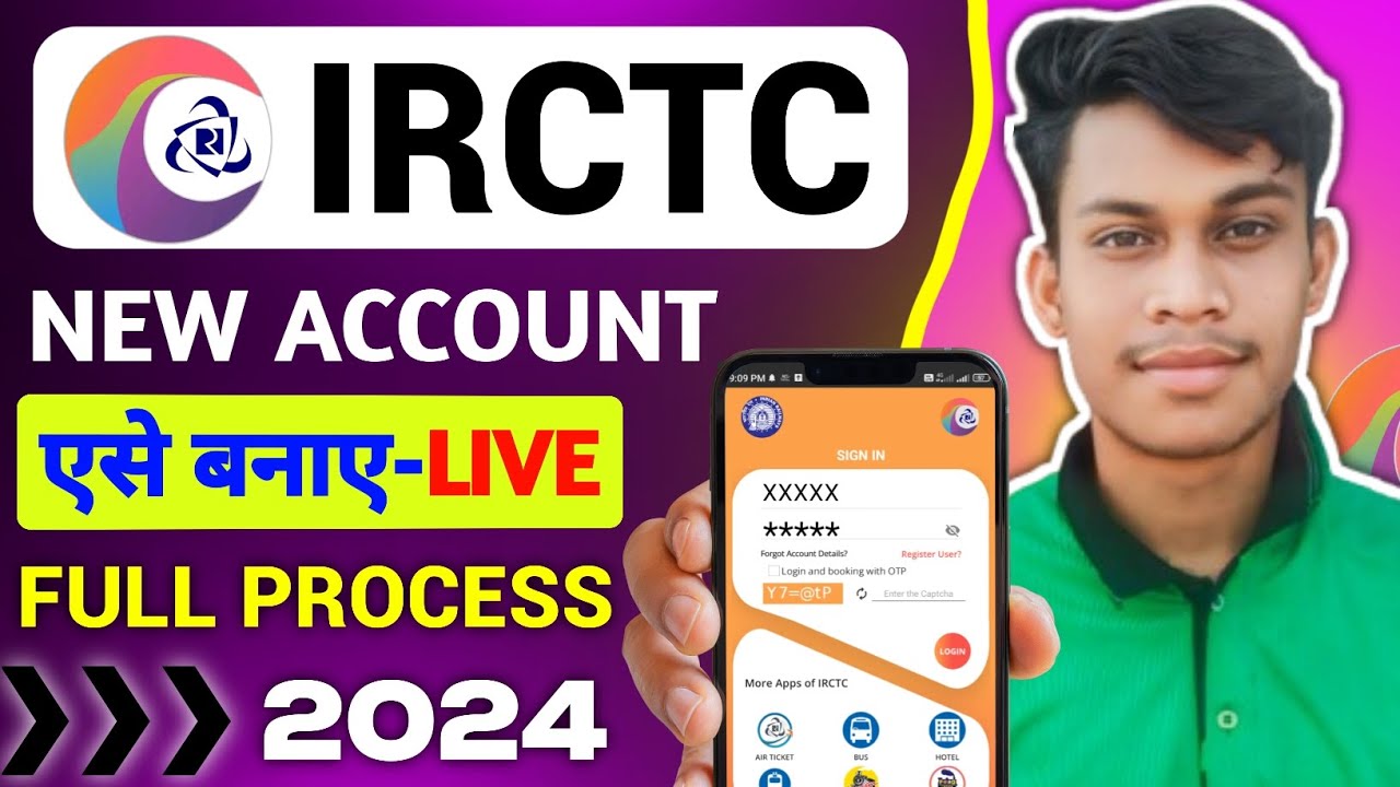 IRCTC Account Kaise Banaye | How To Create IRCTC Account | IRCTC User ...
