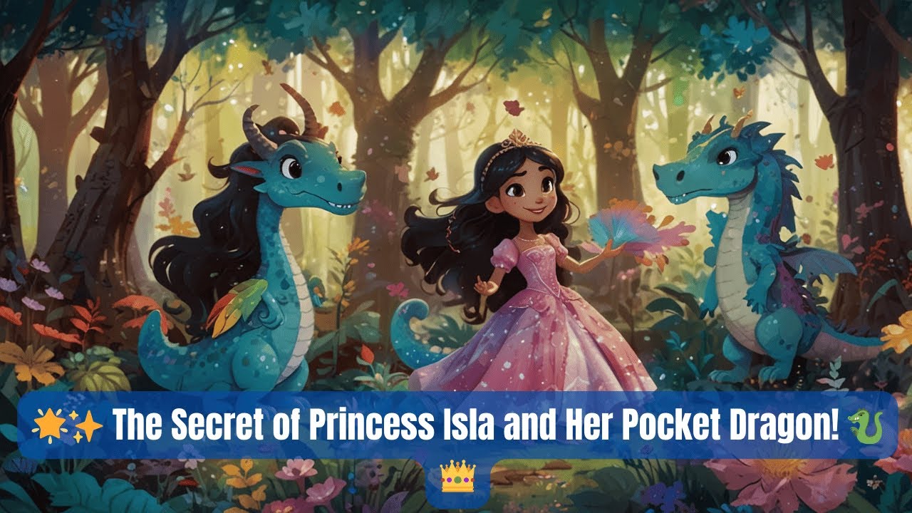 🌟 The Secret of Princess Isla and Her Pocket Dragon! 🐉👑 - YouTube