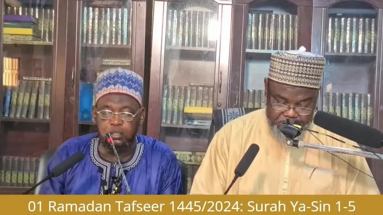 01 Ramadan Tafseer 1445/2024: Surah Ya-Sin 1-5 [Falalar Suratu Yaseen ...
