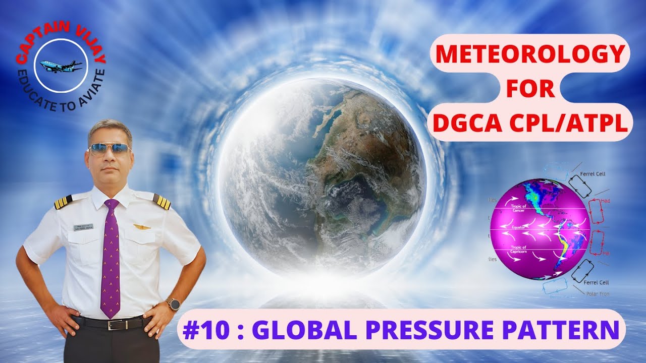 GLOBAL PRESSURE PATTERN #METEOROLOGY FOR DGCA CPL/ATPL EXAMINATION # ...