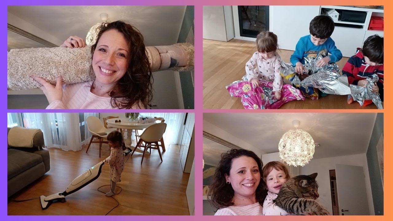 VLOG: Giro da ACTION, finalmente il tappeto in soggiorno, apriamo Uova ...