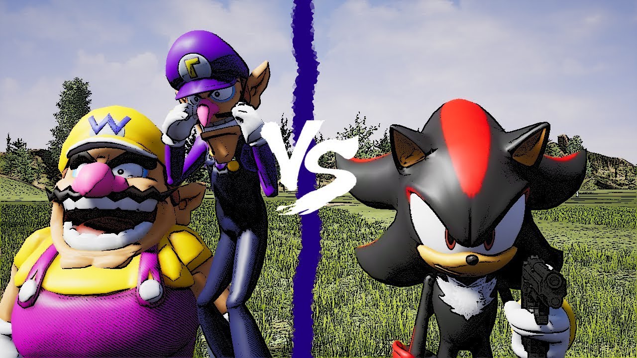 WarioAndWaluigi Vs Shadow the Hedge hog- (SFM) - YouTube
