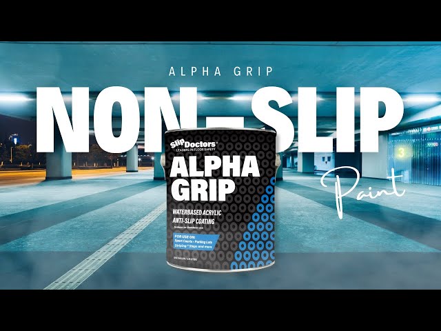 Garage Floor Paint Alpha Grip Non-Slip Paint For Concrete & Asphalt ...