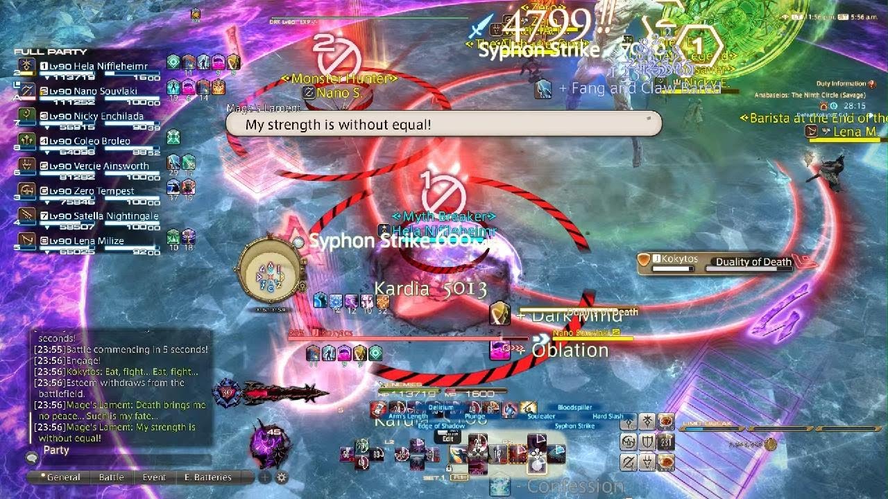 FINAL FANTASY XIV: Pandaemonium Anabaseios, The Ninth Circle [Savage ...