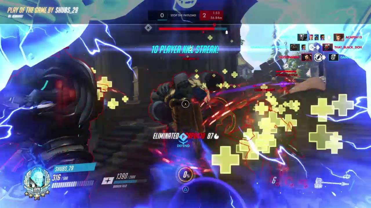 Overwatch - Rein play pt2 - YouTube