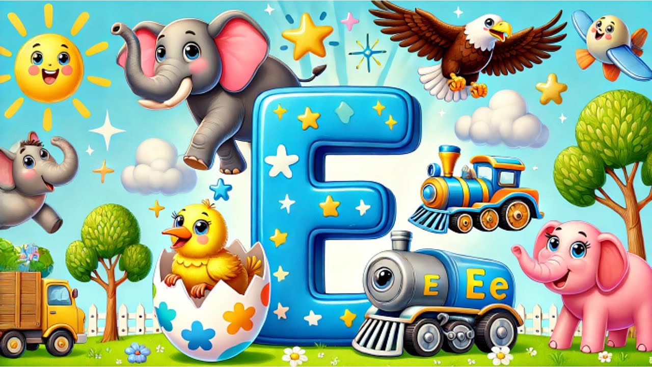 Alphabet Adventure | Learn the Letter E with Fun Words and Activities ...