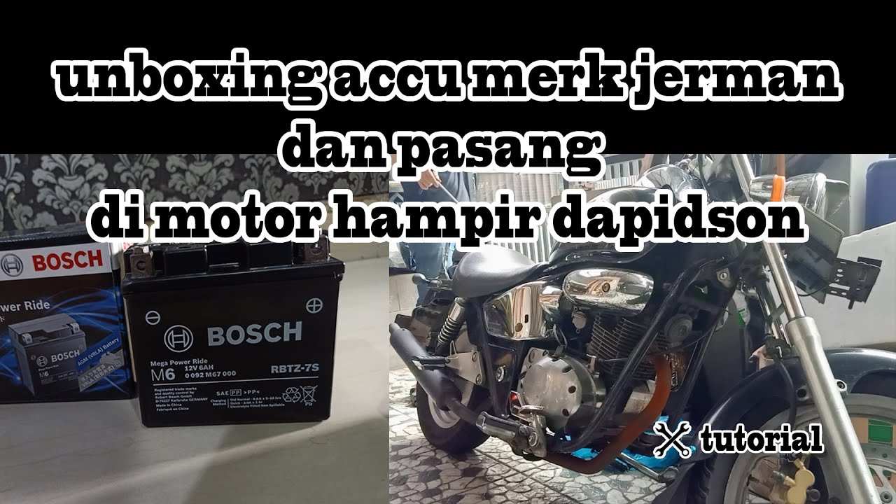 Unboxing accu motor BOSCH merk Jerman - YouTube