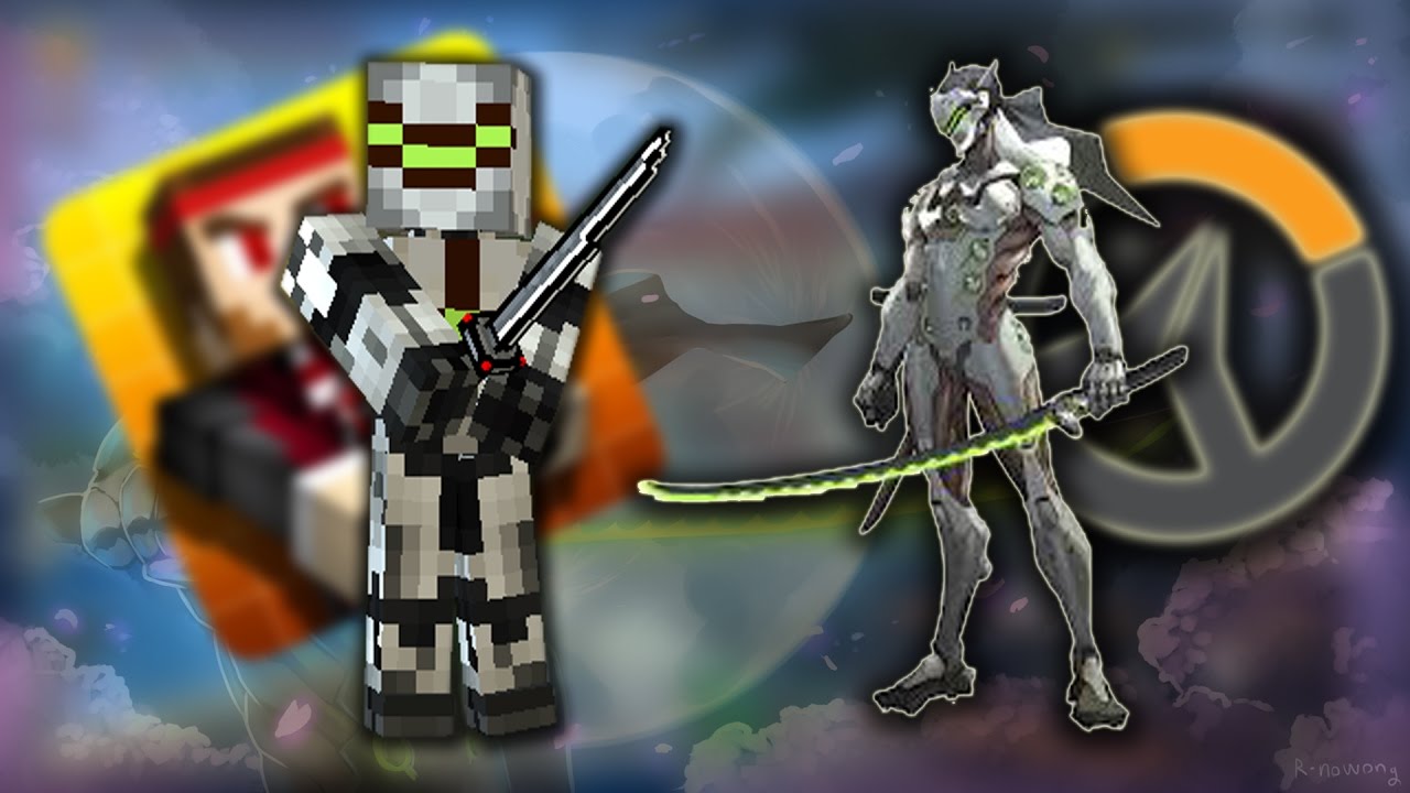 OVERWATCH MEETS PIXEL GUN 3D - GENJI GAMEPLAY [ THE SHIMADA DRAGON ...