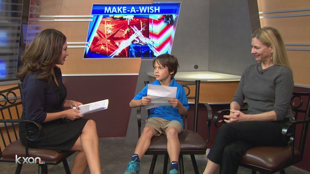 Make-A-Wish foundation helping kids learn magic of giving - YouTube