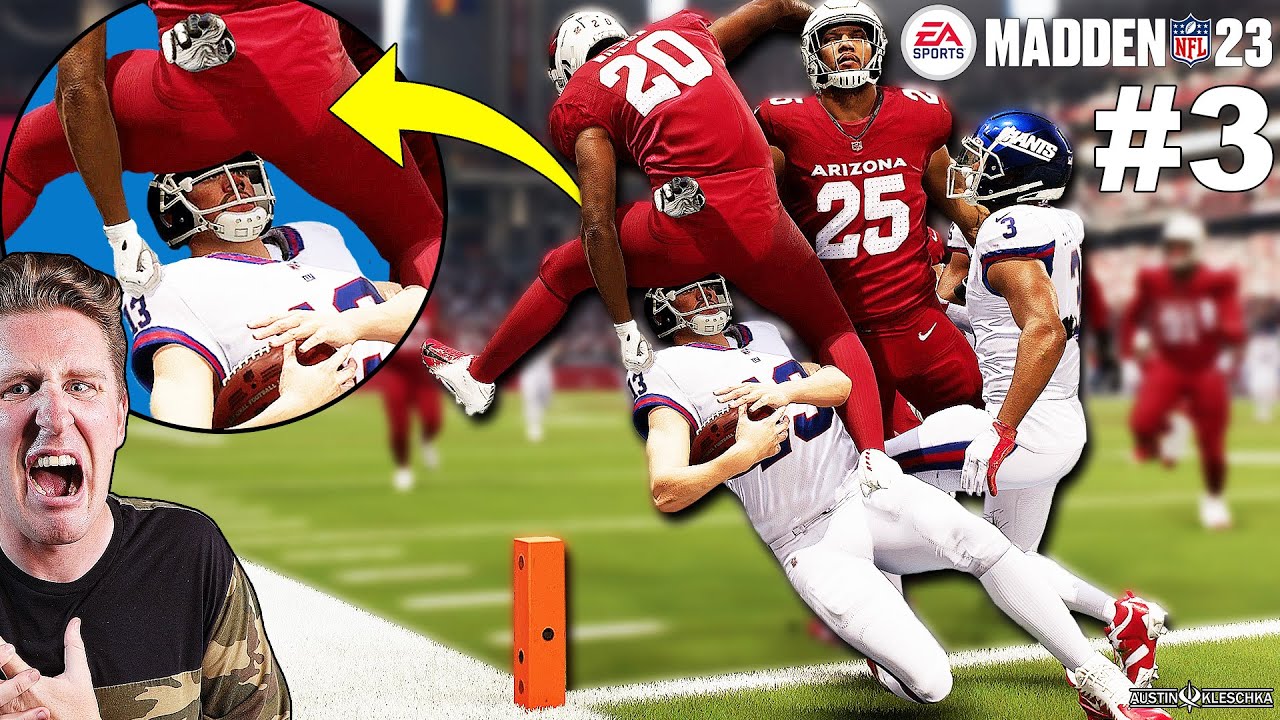 I TOOK IT RIGHT TO THE FACE ON THIS TOUCHDOWN! | Madden 24 | Superstar #3 - YouTube