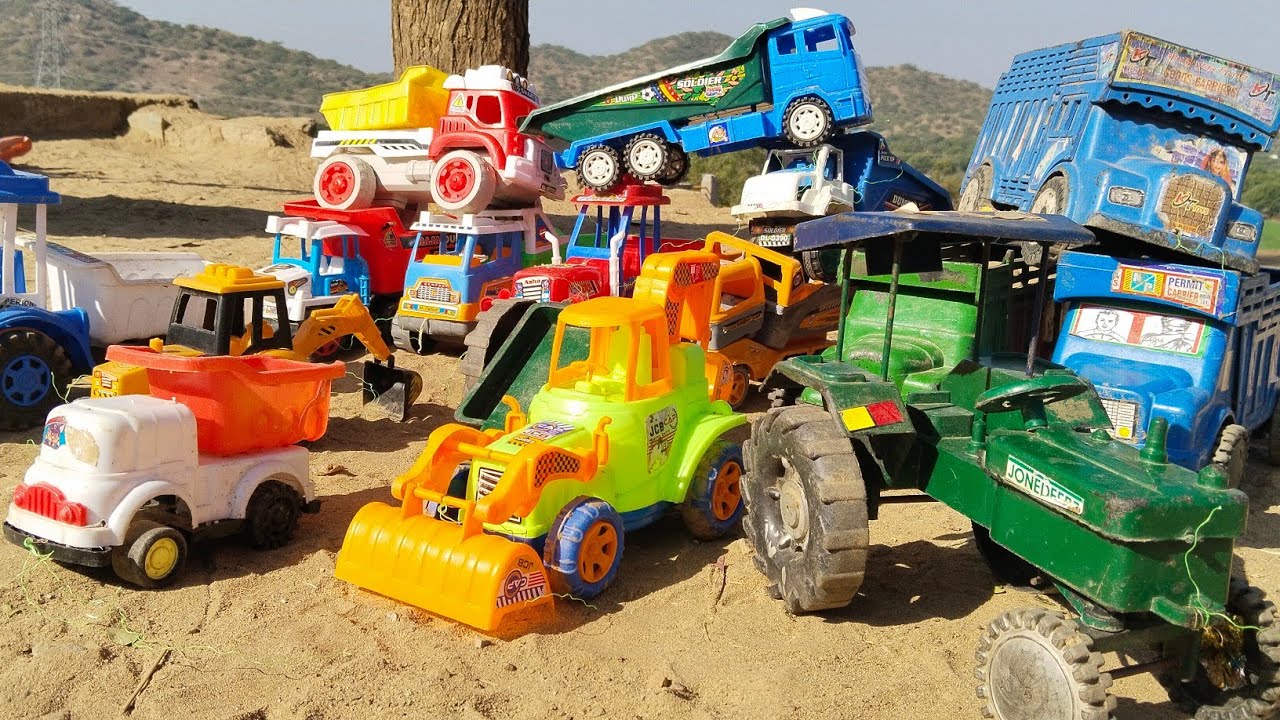 new jungle Safari toys for hathi lion toy and tractor trolley toy🚜🚛🚒 ...