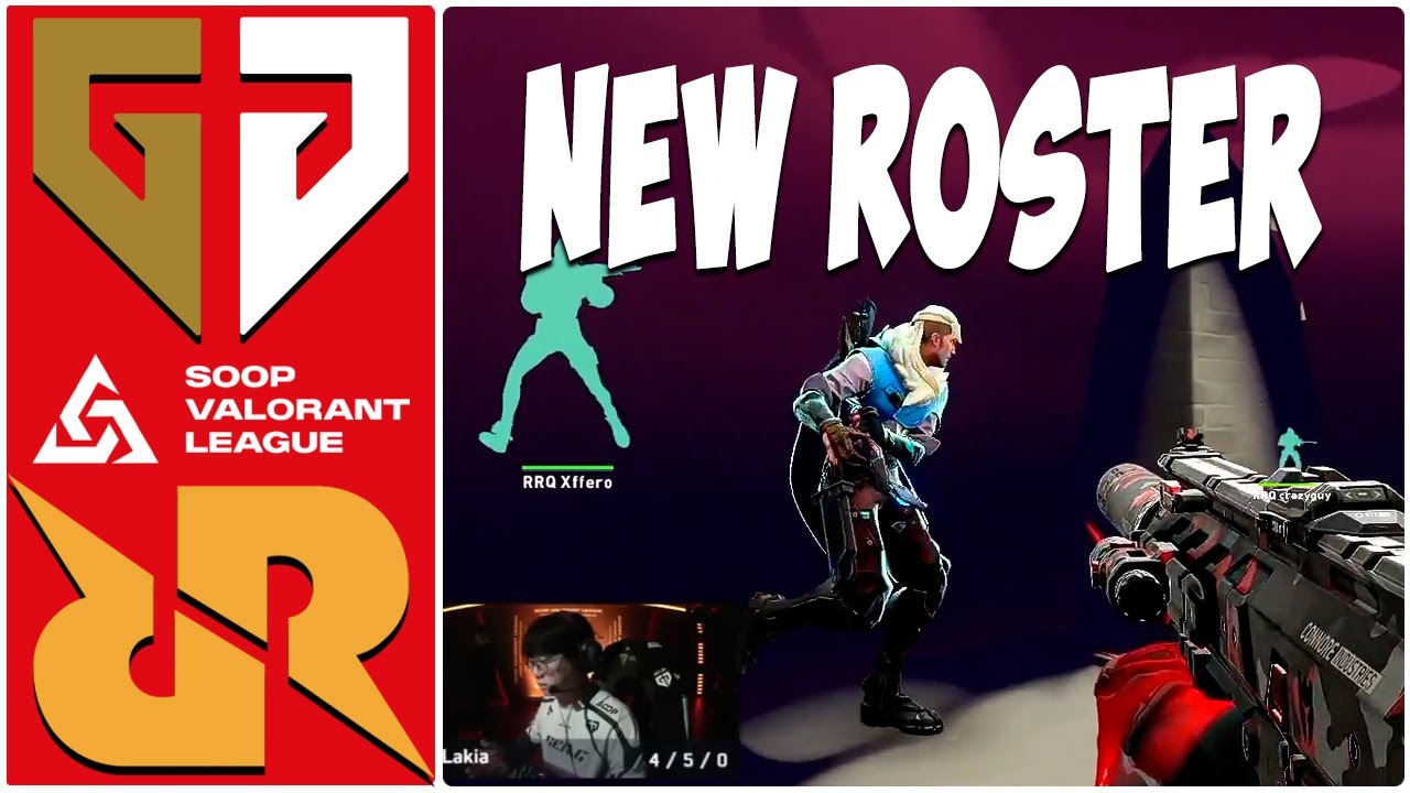 CRAZYGUY & LAKIA ARE BACK! NEW GENG vs RRQ - HIGHLIGHTS - SOOP VALORANT ...