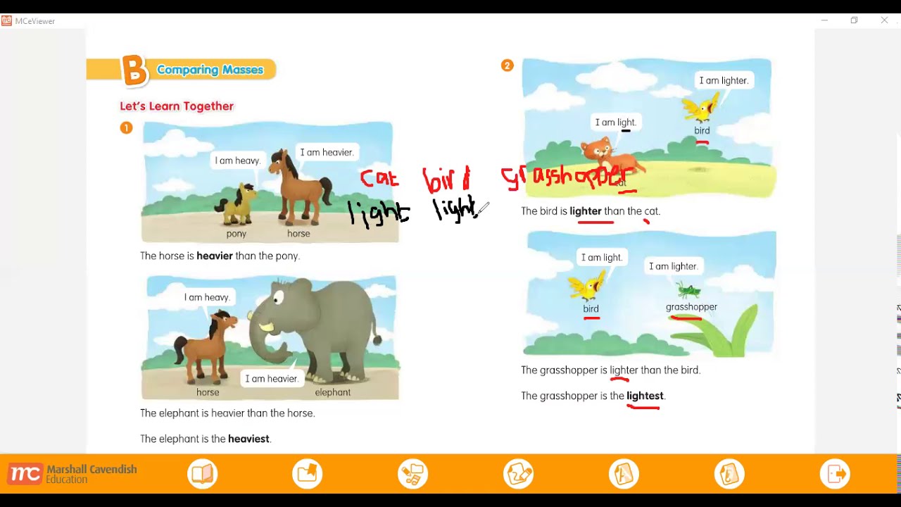 Mathematics Grade 1 ICP about Masses - YouTube