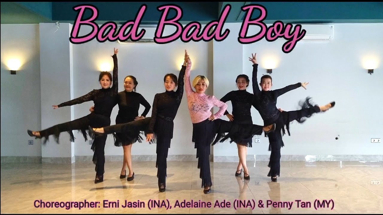 Bad Bad Boy Line Dance - YouTube