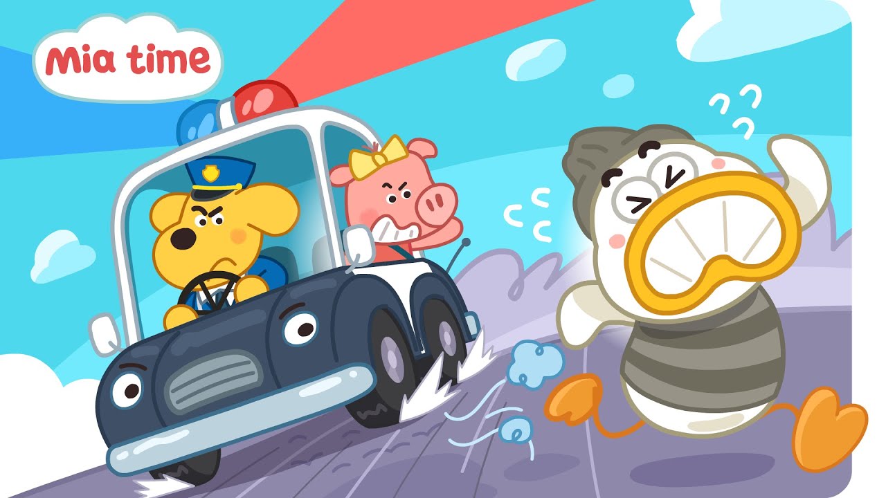 A burglar has come to the house | Outsmarting the Sneaky Thief | Pig ...
