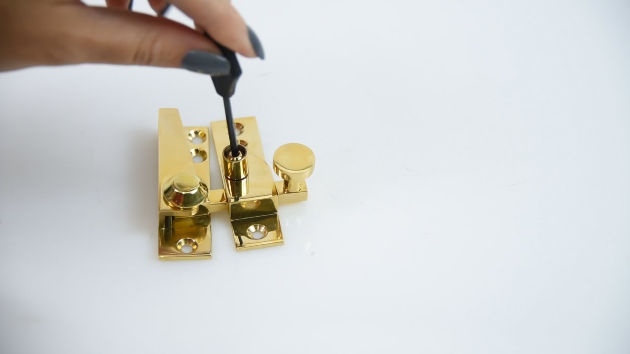 K3060 - Croft 2825L Lockable Straight Arm Sash Fastener - YouTube