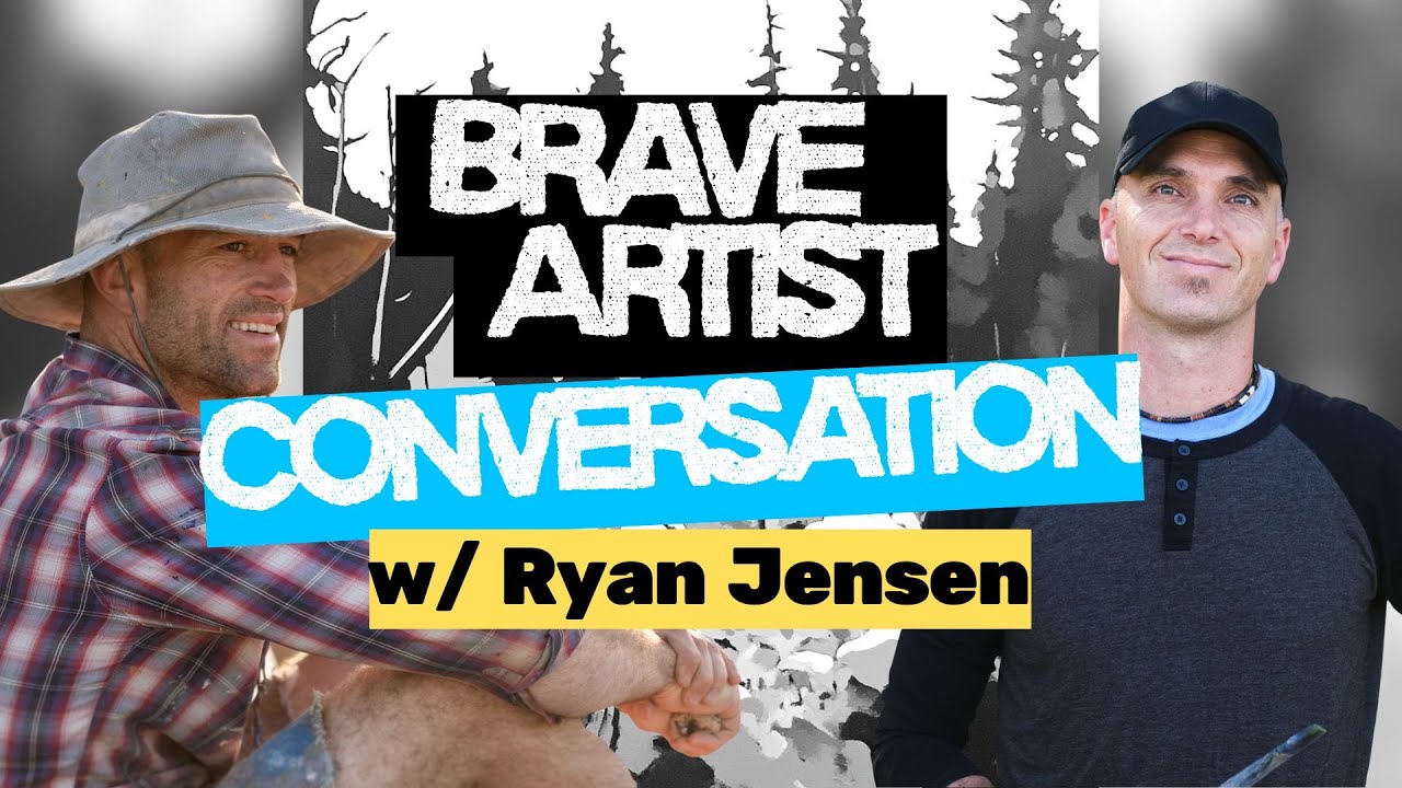 Live Painting + Brave Artist Conversation w/ Ryan Jensen - YouTube