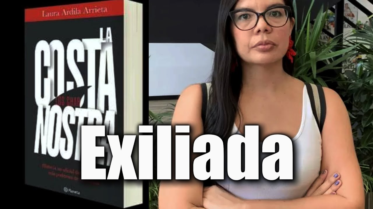 🛑🎥Exiliada, Laura Ardila, escritora de *La Costa Nostra*, que expone el ...