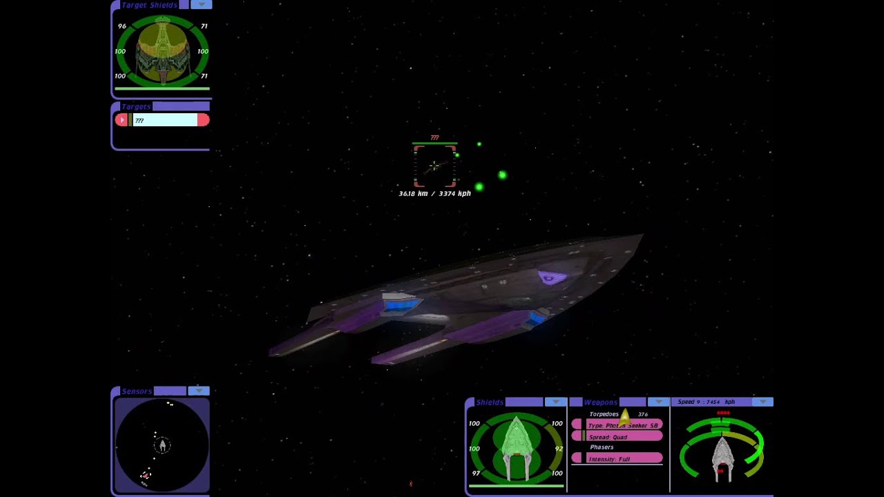 Northstar Class vs Klingon Bahamut | Remastered v1.2 | Star Trek Bridge ...
