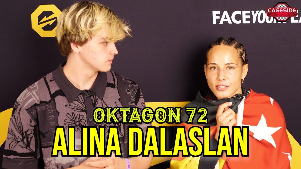 Alina Dalaslan On Win Over Gumienna, Future Plans | Oktagon 72 - YouTube