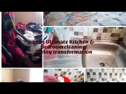 MESSY TRANSFORMATION /2023 ultimate Kitchen & Bedroom cleaning /Clean ...