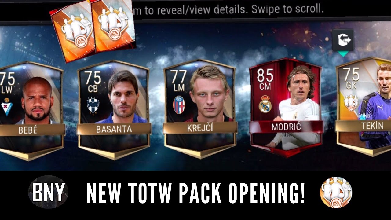 FIFA MOBILE TOTW PACK OPENING! NEW MARCH TOTW MESSI! - YouTube