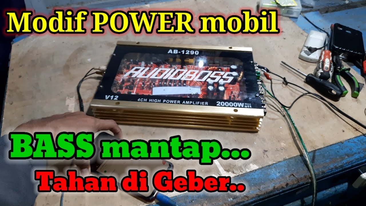 Modif POWER mobil agar lebih MANTAB dan lebih AWET - YouTube