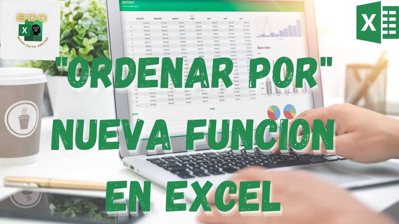 Como ORDENAR TUS DATOS con una FUNCION en EXCEL sin muchos click- Curso ...