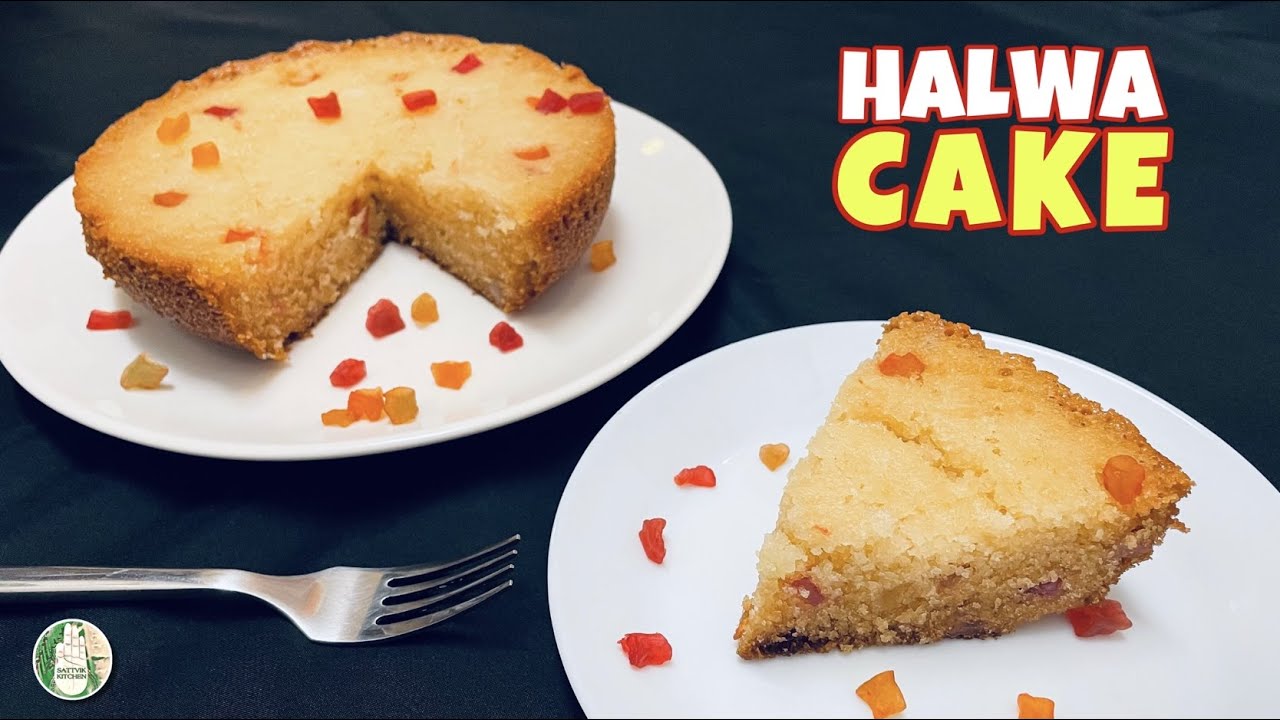 HALWA CAKE NO OVEN NO MAIDA | TUTTI FRUTTI SUJI CAKE | SEMOLINA CAKE ...