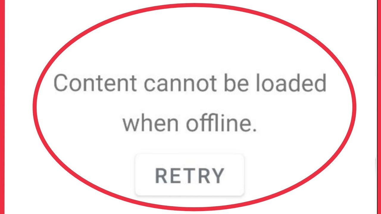 Wikipedia App Fix Content cannot be loaded when offline Retry & Not ...