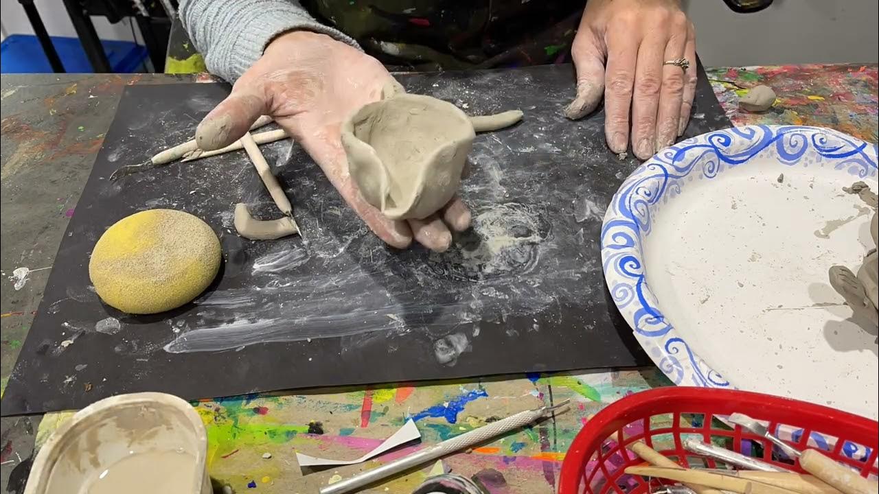 Sculpture: Clay pinch pot ideas art lesson demonstration - YouTube