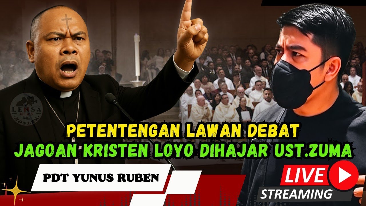 DILUAR DUGAAN‼️Pdt JAGOAN KRISTEN YUNUS RUBEN SAMPAI LOYO HADAPI ...