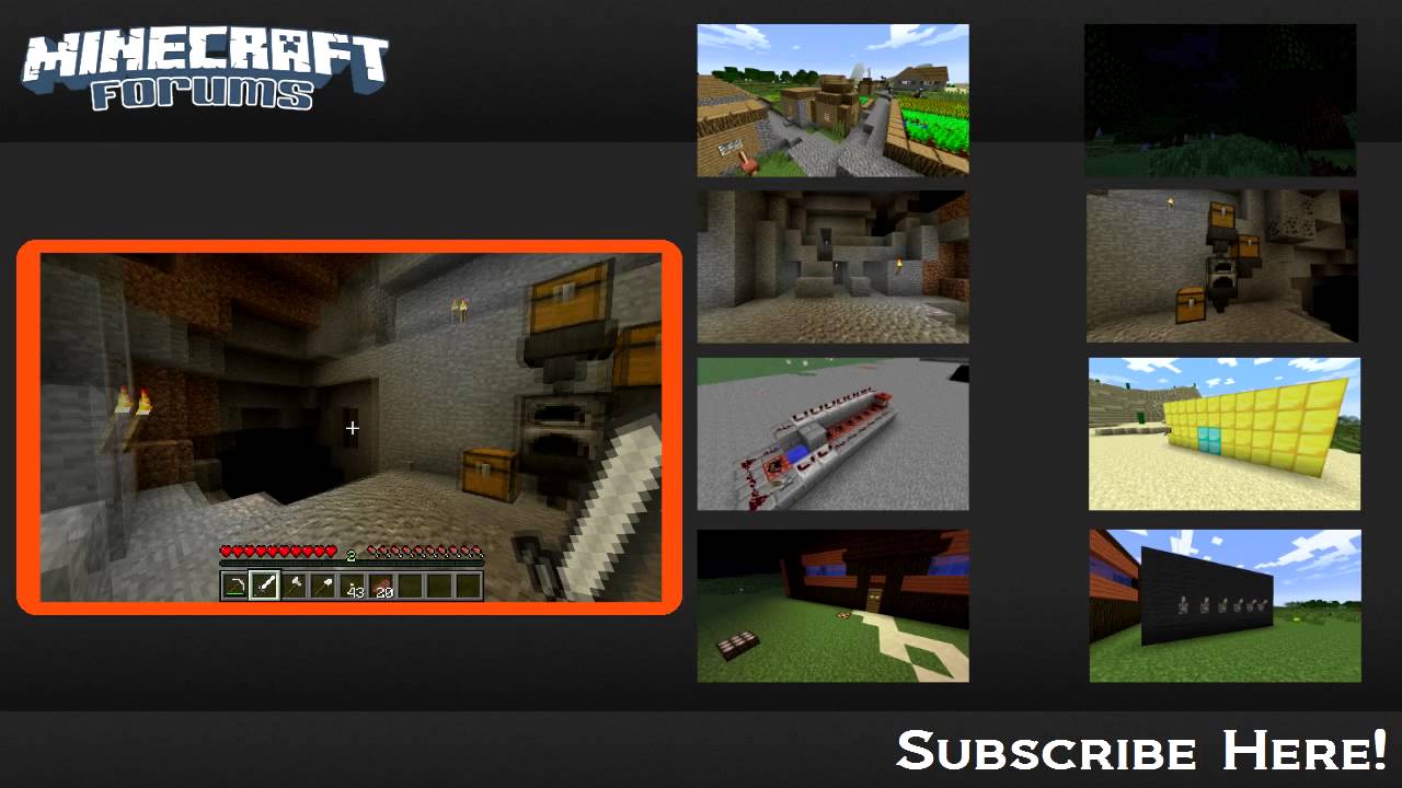 Minecraft Gameplay: Tutorial HUB - YouTube