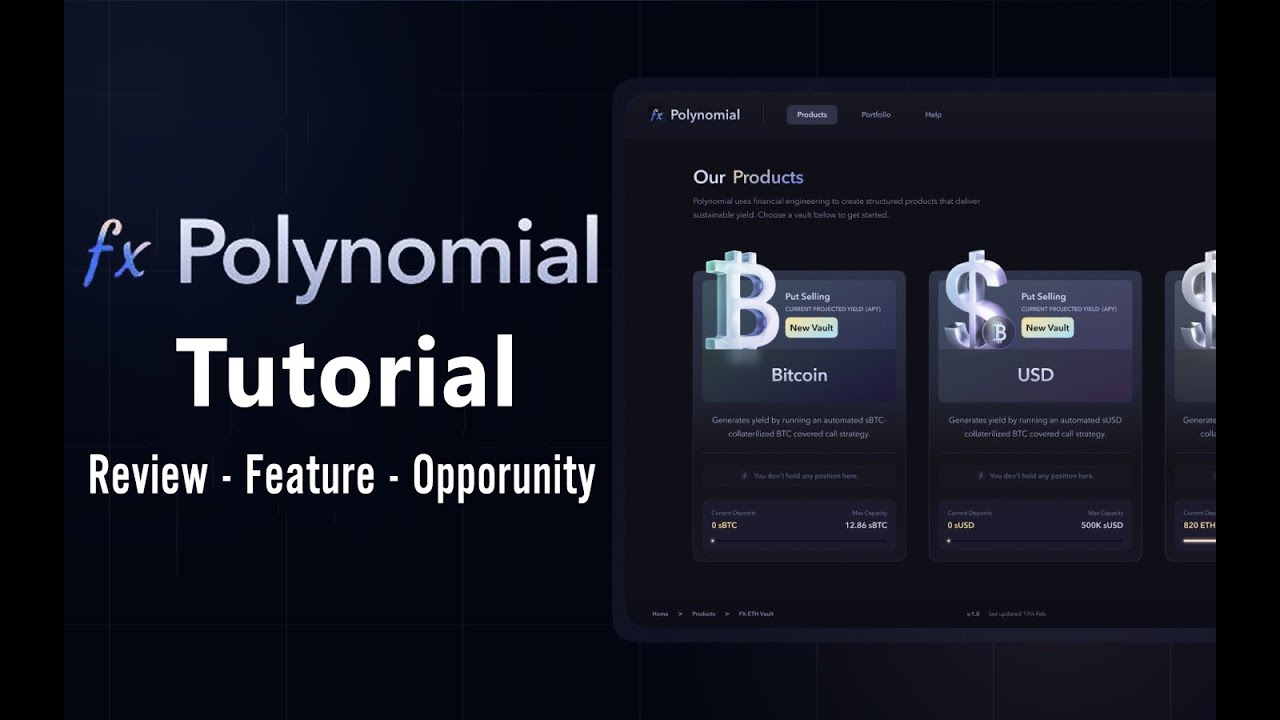 Polynomial Earn Tutorial | Review - Feature - Opportunity | Fantom - Optimism - YouTube