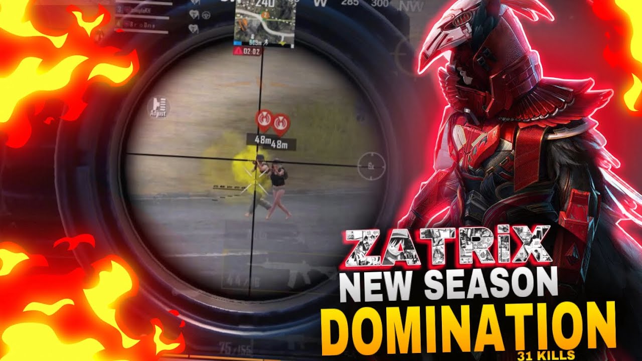NEW SEASON DOMINATION 31 KILLS ZATRiX || PUBG . BGMI || ⁠ @ZATRiXYT ...