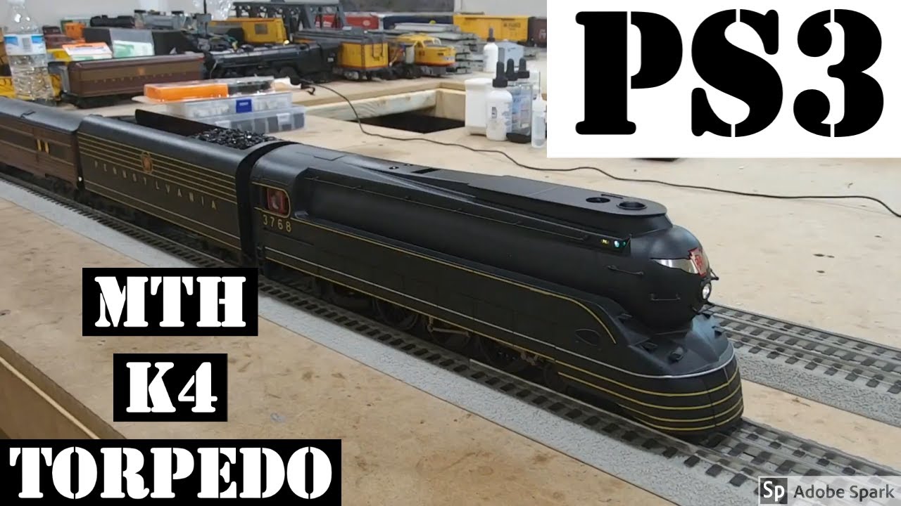 MTH PS3 Pennsylvania K4 Torpedo - YouTube
