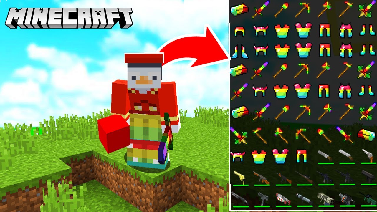 Minecraft mit MOD MENU CHEAT durchspielen - YouTube