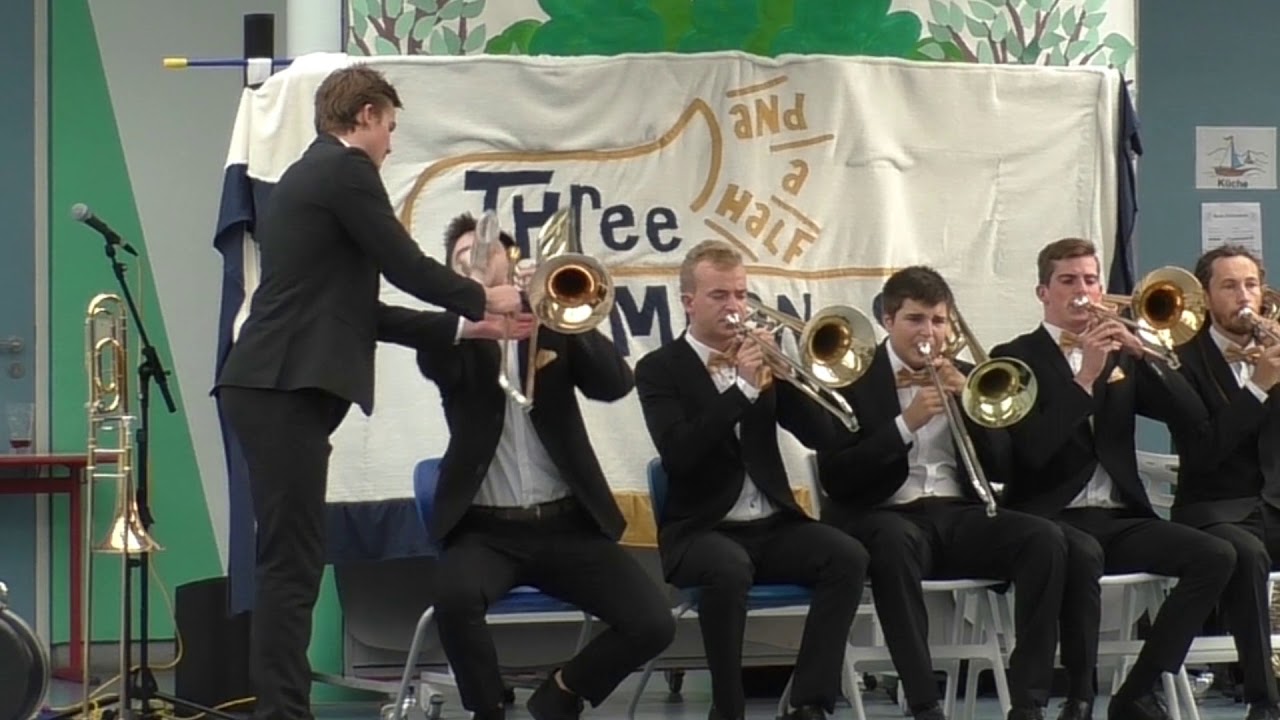 Three And A Half Trombones - Tequila - YouTube
