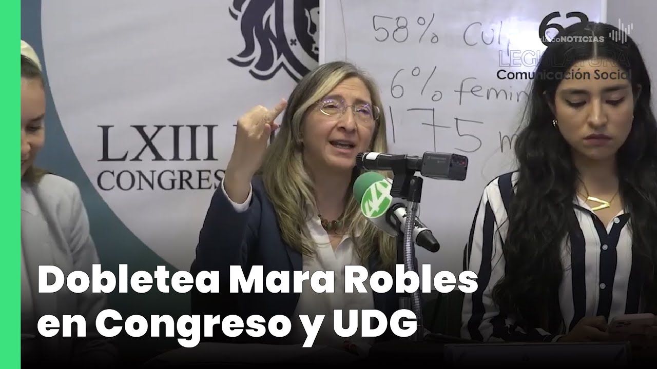Dobletea Mara Robles en Congreso y UDG | Jalisco Noticias - YouTube