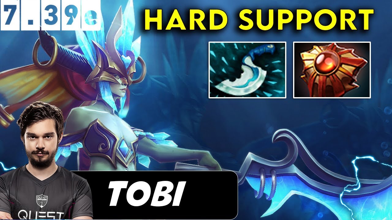 Tobi Naga Siren Hard Support - Dota 2 Patch 7.39e Pro Player Gameplay ...