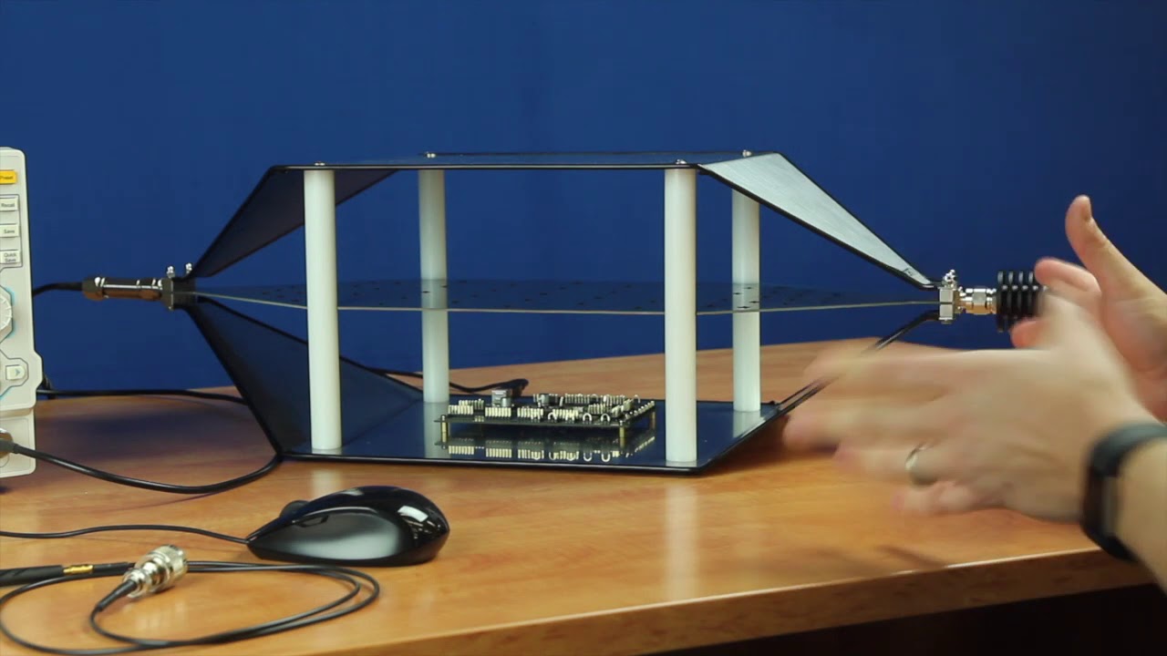 Radiated Test Setup with a TEM Cell - RIGOL RSA5000 EMI - YouTube