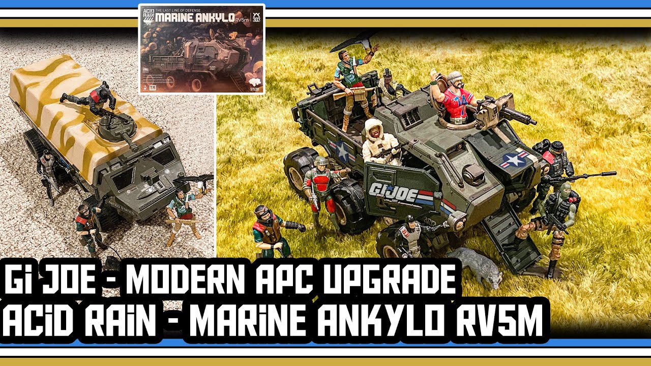 Gi Joe APC - New Acid Rain Marine Ankylo IFV - YouTube