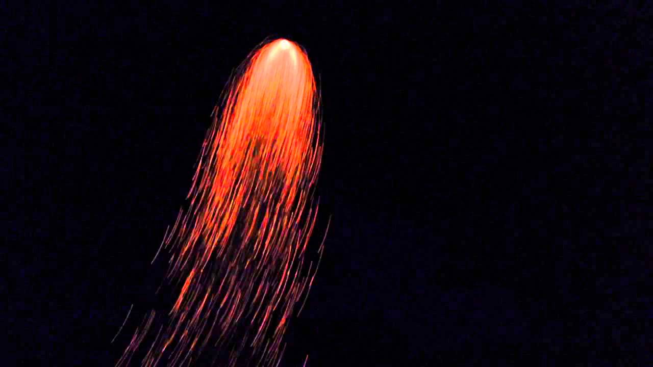 Two Color Space Ship Firework - YouTube